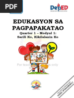 Grade 3 EsP Q1 Module 1 and 2 Final | PDF