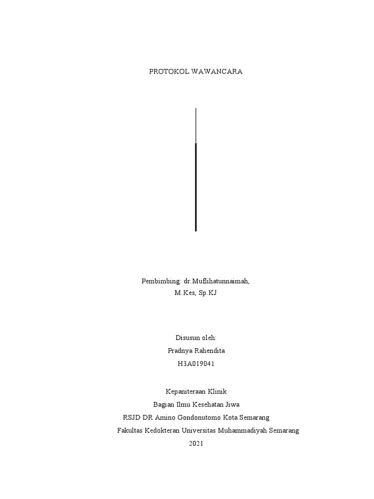 Pradnya - P. WAWANCARA GG Somatoform | PDF