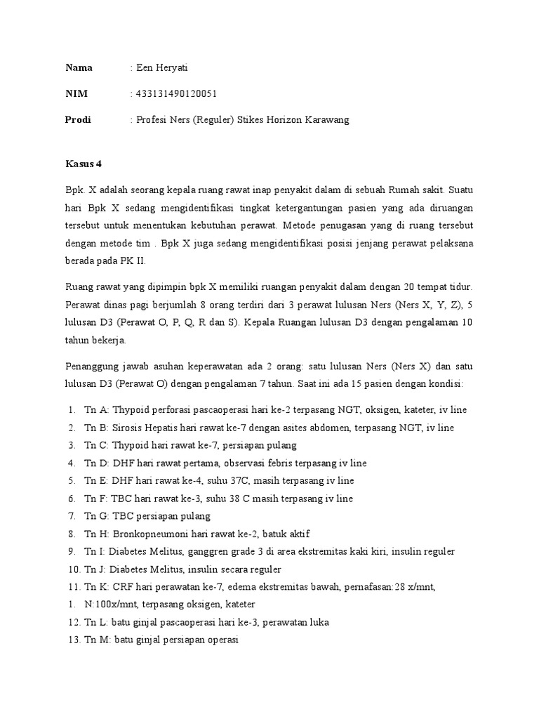 Kasus 4 MANKEP | PDF