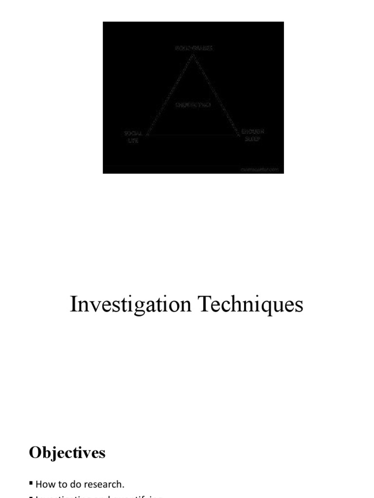 5 - Investigation Techniques | PDF | Software Prototyping | Focus Group