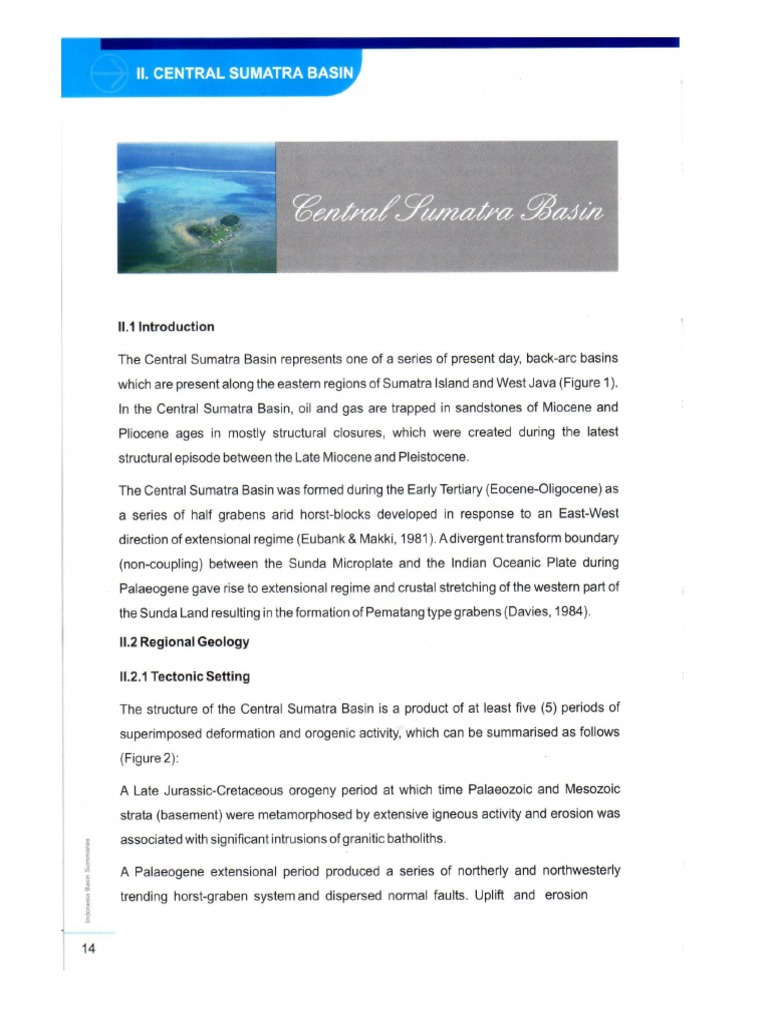 Central Sumatra Basin - Indonesian Basin Summaries | PDF