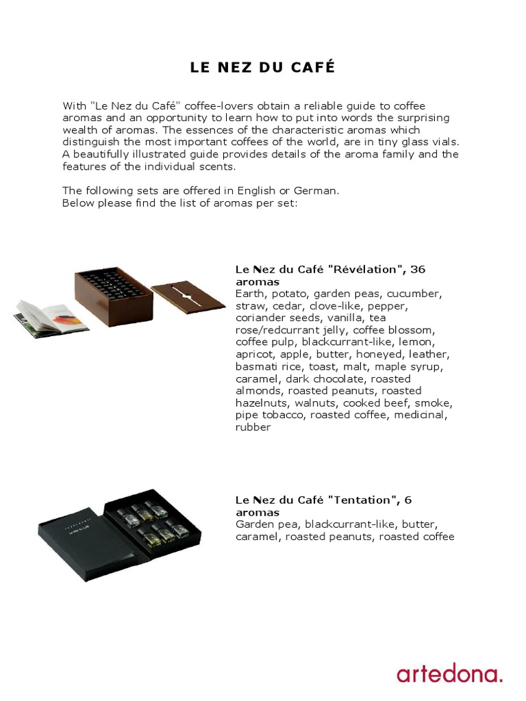 Le Nez du Café Aroma Guide | PDF