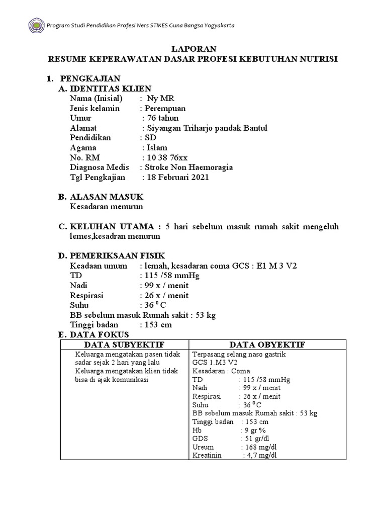 Laporan Resume KDP 3 | PDF