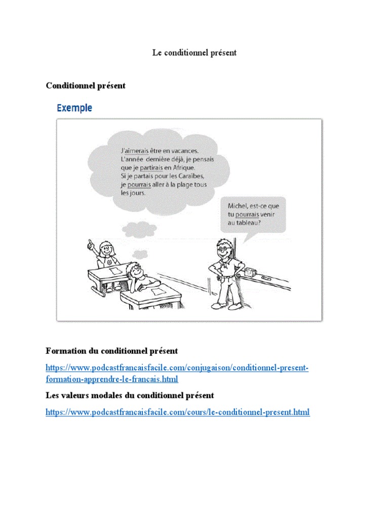 Formation au conditionnel présent | PDF | Ordinateurs