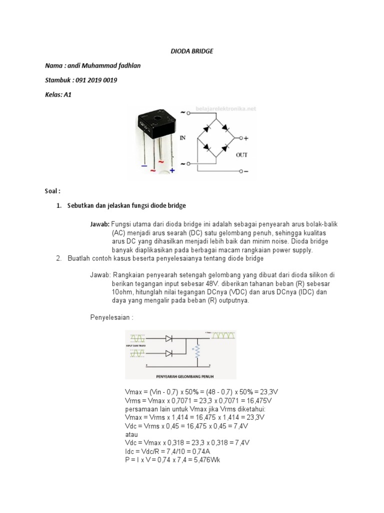 Dioda Bridge | PDF