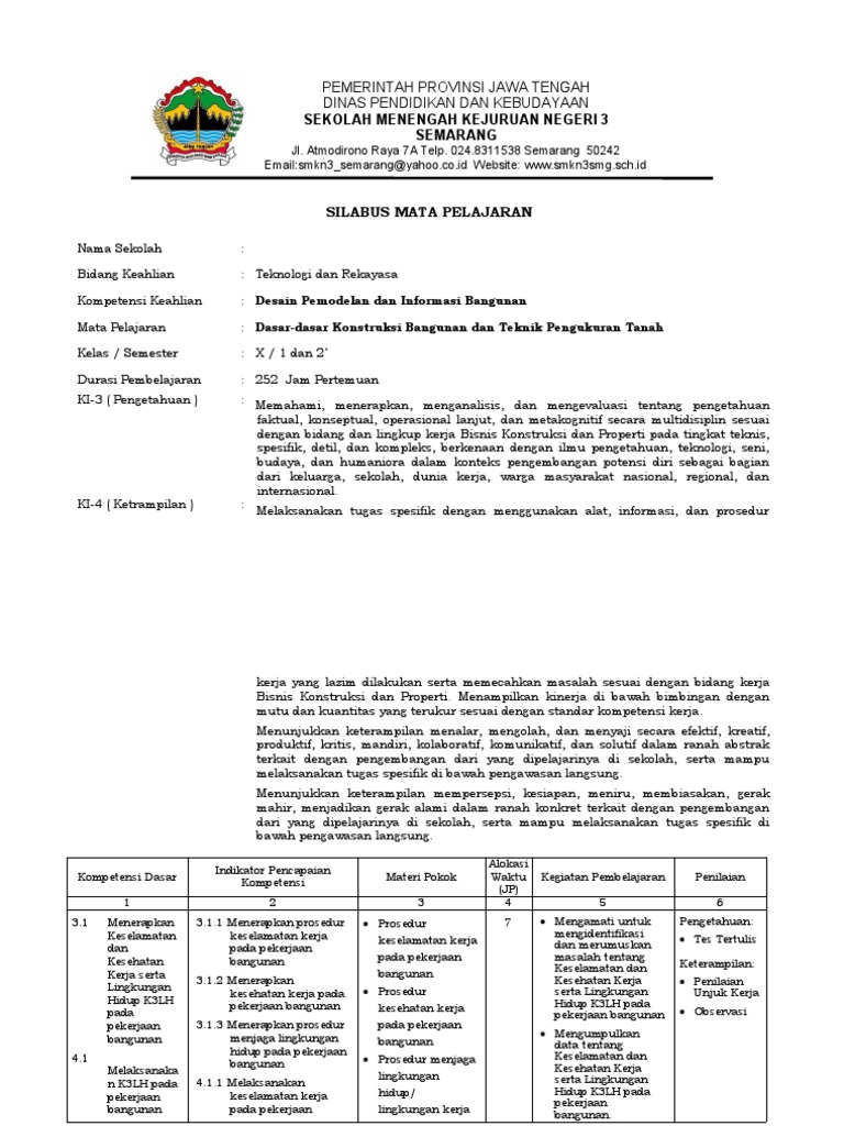 X Dpib - Dasar Konstruksi Bangunan Dan Teknik Pengukuran Tanah | PDF