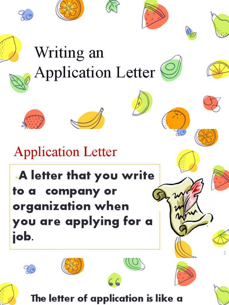 How to Write an Application Letter | PDF