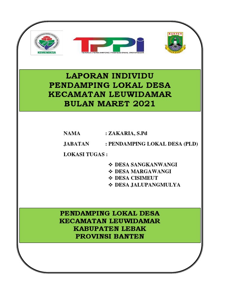 Laporan Individu PLD 2020 Final Zakaria | PDF