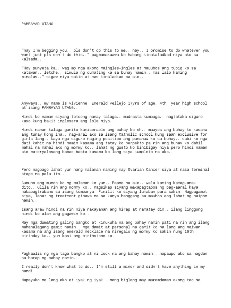 Pambayad Utang | PDF