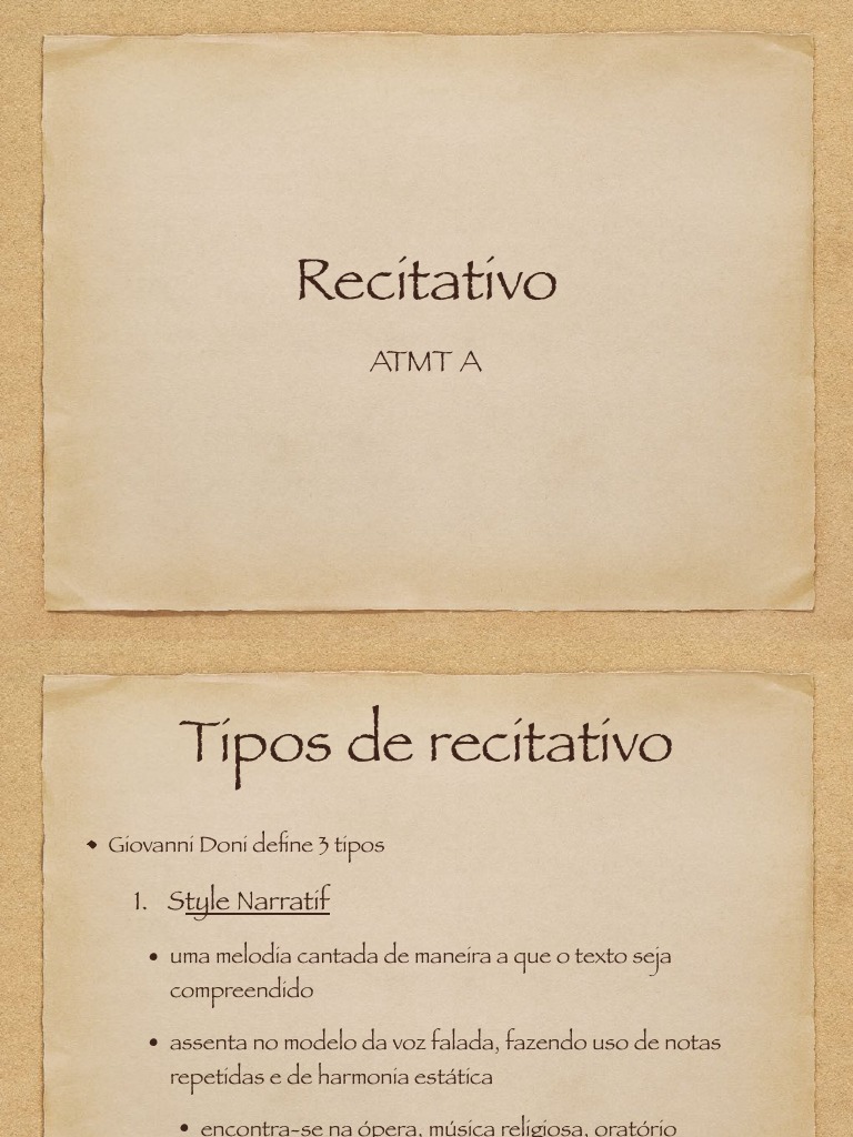 Recitativo | PDF | Música barroca | Musicologia