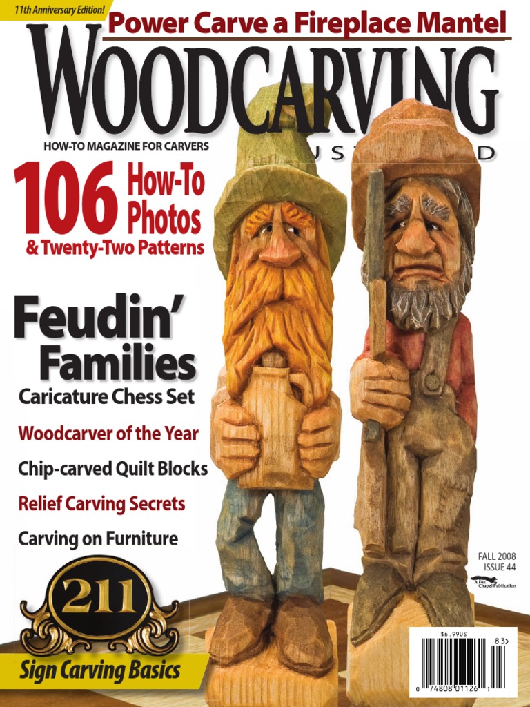 WoodCarving Illustrated 044 (Fall 2008) | PDF | Wood Carving | Crafts ...