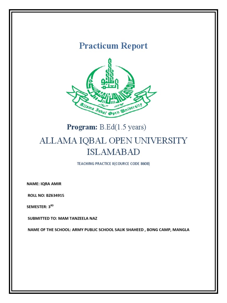 Share 'Practicum Report.1 | Download Free PDF | Human Resource ...