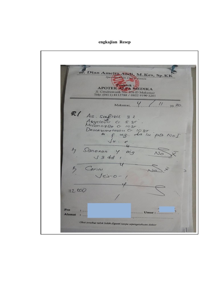 Resep Salep | PDF