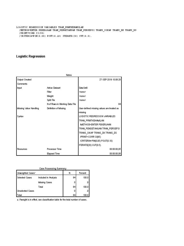 Logistic Regression: Notes | PDF | Regression Analysis | Data Analysis