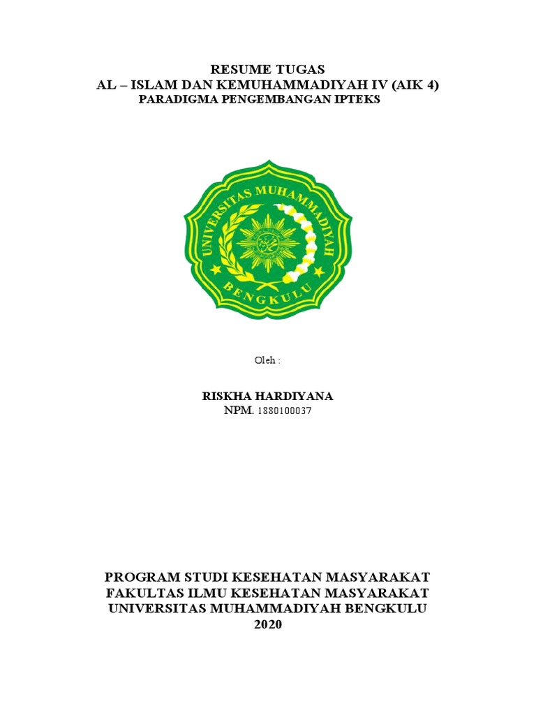 Resume Dan Soal PARADIGMA PENGEMBANGAN IPTEKS | PDF Resume Dan Soal PARADIGMA PENGEMBANGAN IPTEKS | PDF
