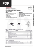 Fdp6030Bl/Fdb6030Bl: N-Channel Logic Level Powertrench Mosfet | PDF ...