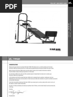 Total Gym Exercise Chart PDF Guide | PDF | Arm | Hand
