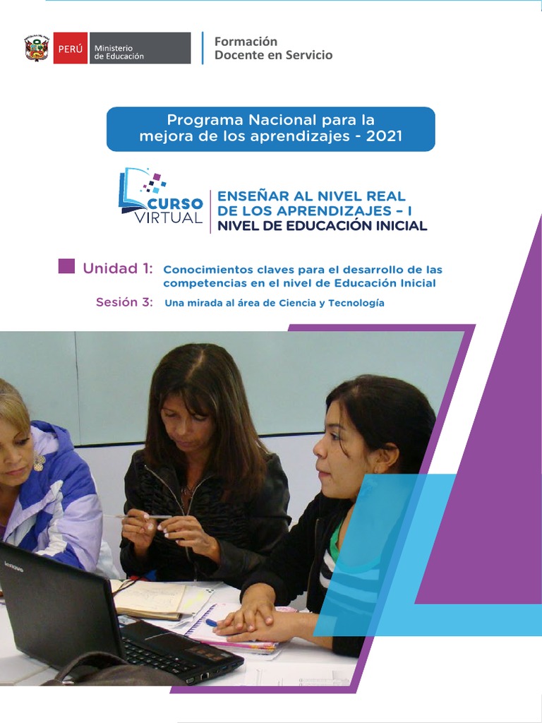 Programa Nacional para La Mejora de Los Aprendizajes - 2021: Unidad 1 ...