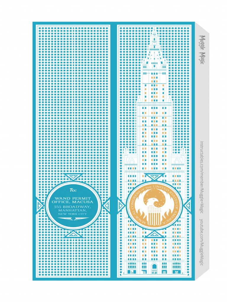 Wand Permit Envelope Blue | PDF