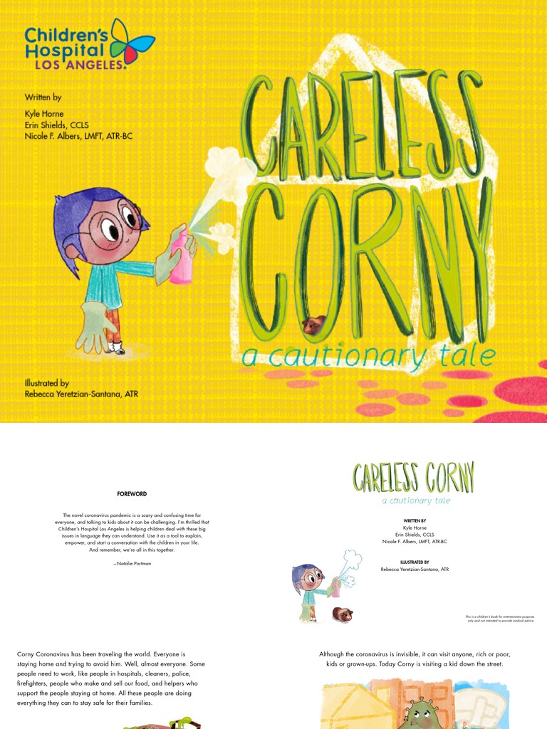 CHLA Careless Corny Digital Download English 060120 | PDF | Health Care | Human Nature