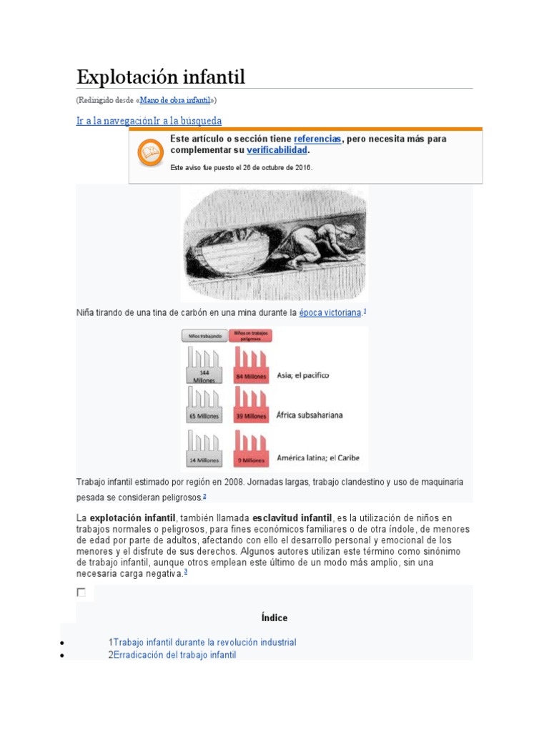 Explotación Infantil2 | PDF | Trabajo infantil