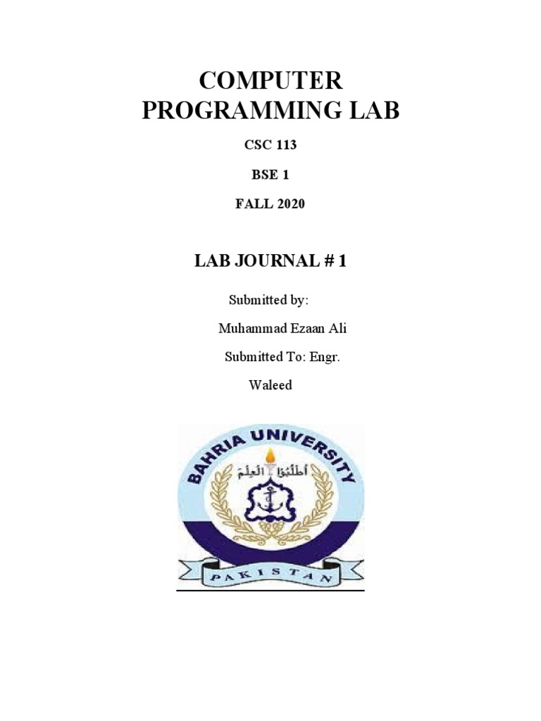 CP Lab - 01 - 024 | PDF
