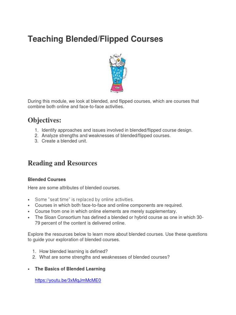 Blended Learning | PDF | Educational Technology | Educational Psychology