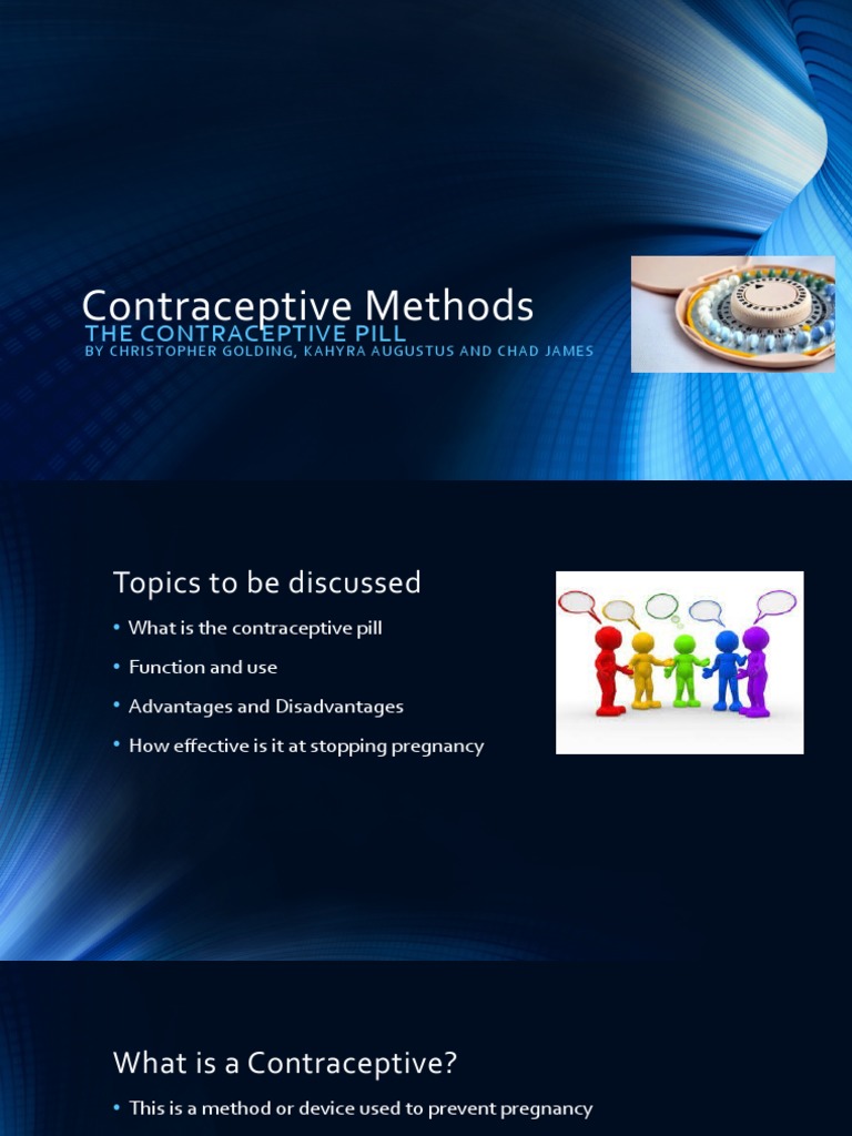 Contraceptive Methods Bio Project | PDF | Combined Oral Contraceptive ...