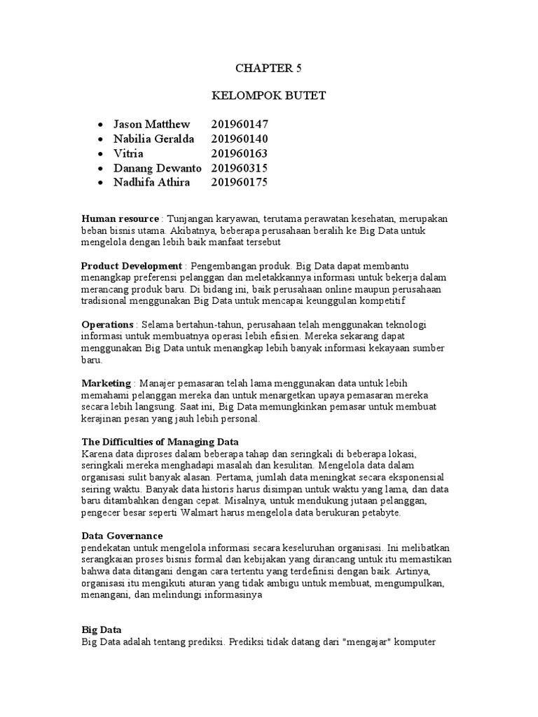 Rangkuman Tsi Kelompok Chapter 5 | PDF