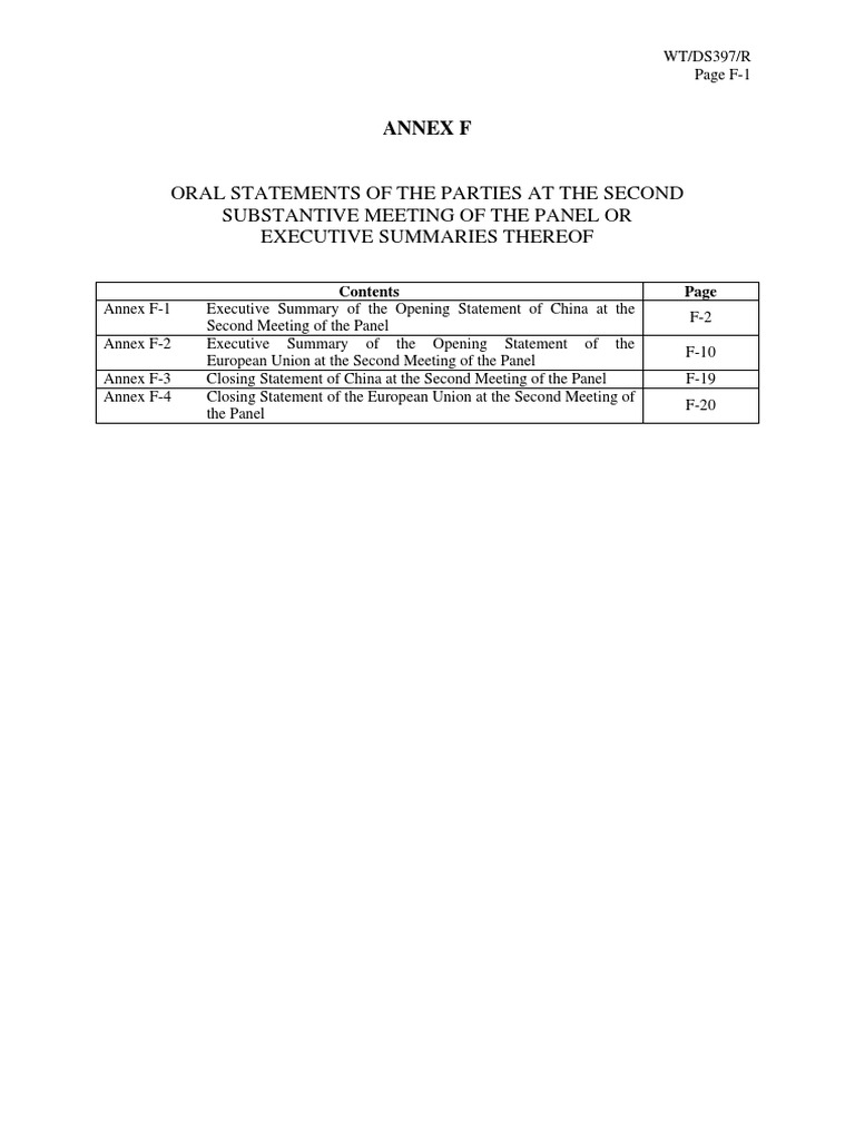 Oral Statements of The Parties at The Second Substantive Meeting of The ...