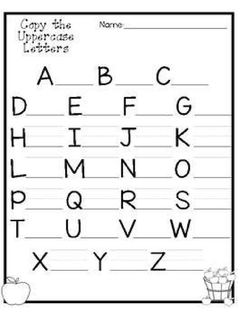 Nursery Worksheet | PDF