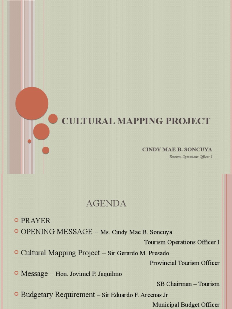Cultural Mapping Project | PDF | Cultural Heritage | Field Research