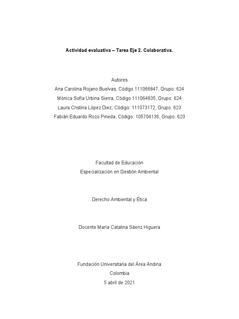 Actividad Evaluativa Colaborativa Eje 2 - Ana Rojano - Mónica Urbina ...