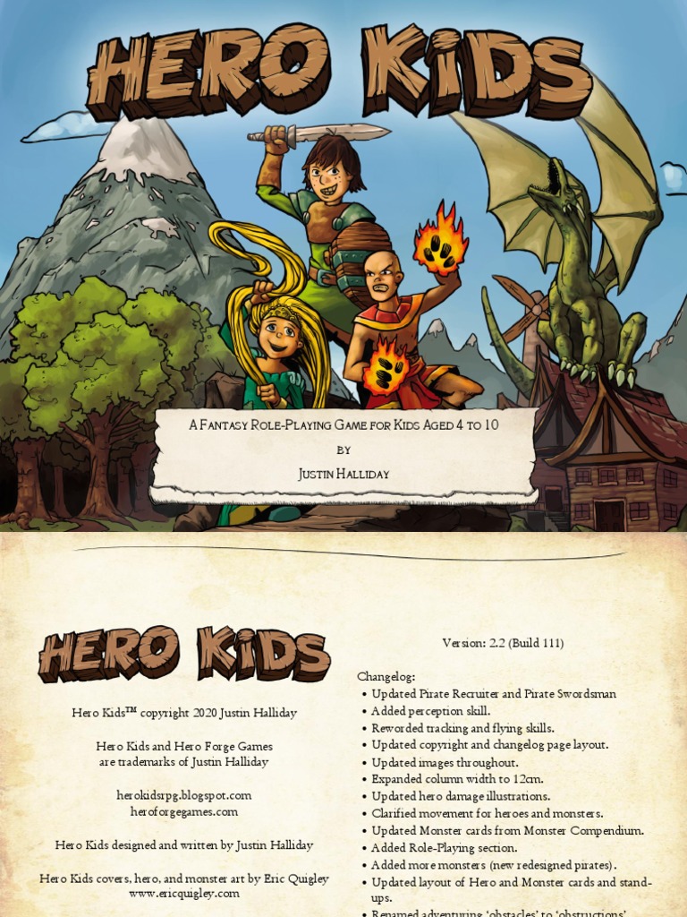 Hero Kids - Corebook-20200226 | PDF | Gaming | Leisure