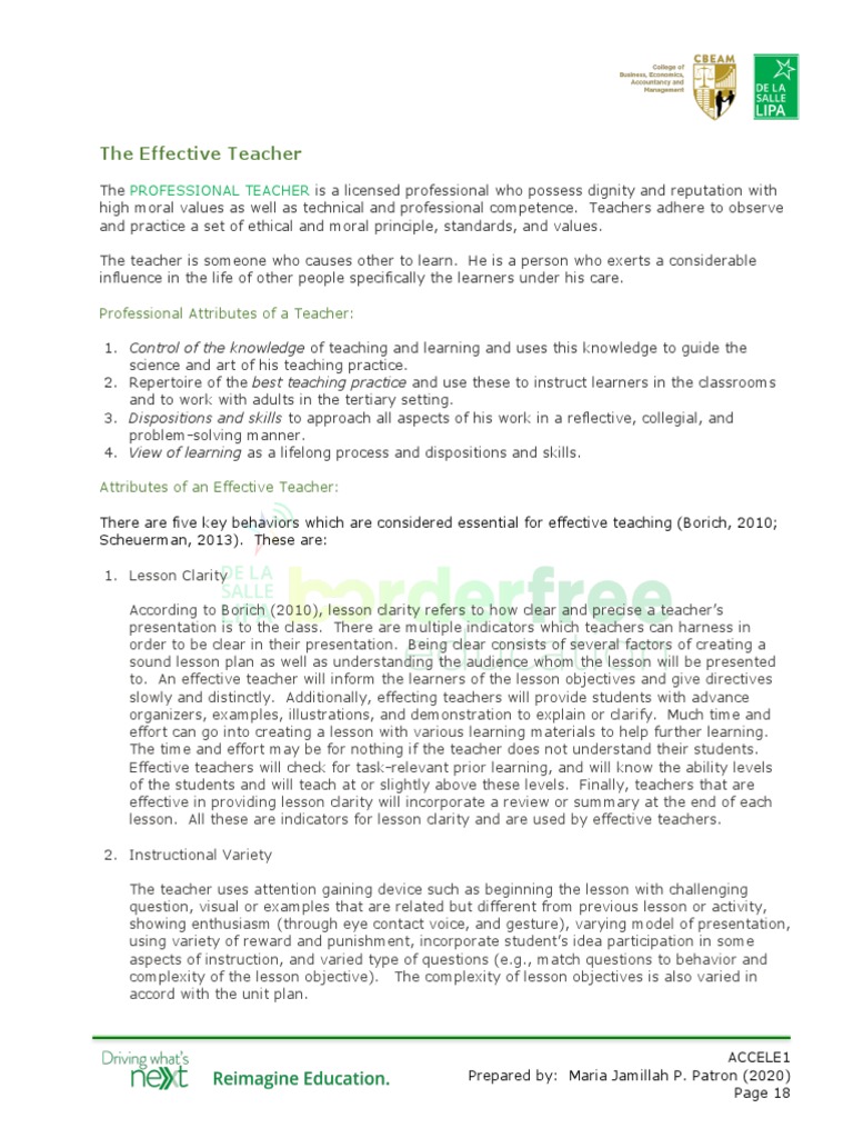 2020 - Accele1 - 2.2.2 RM | PDF | Teachers | Lesson Plan