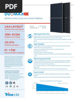 Trina 620w Datasheet | PDF | Solar Panel | Photovoltaics