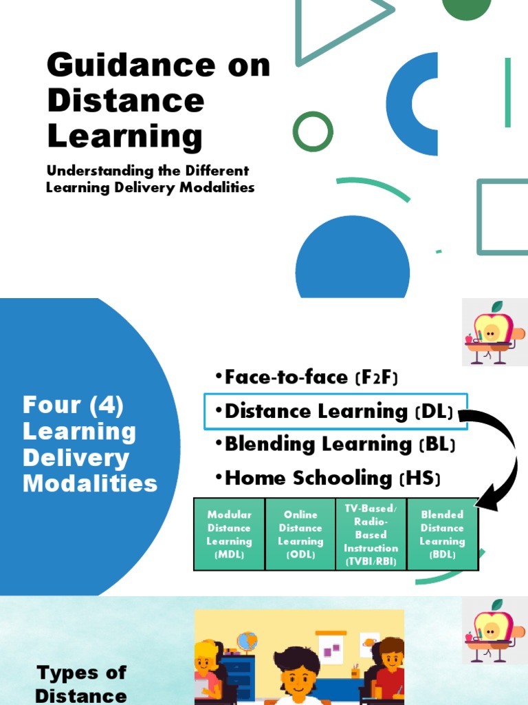 Guidance On Distance Learning | PDF | Distance Education | Educational ...