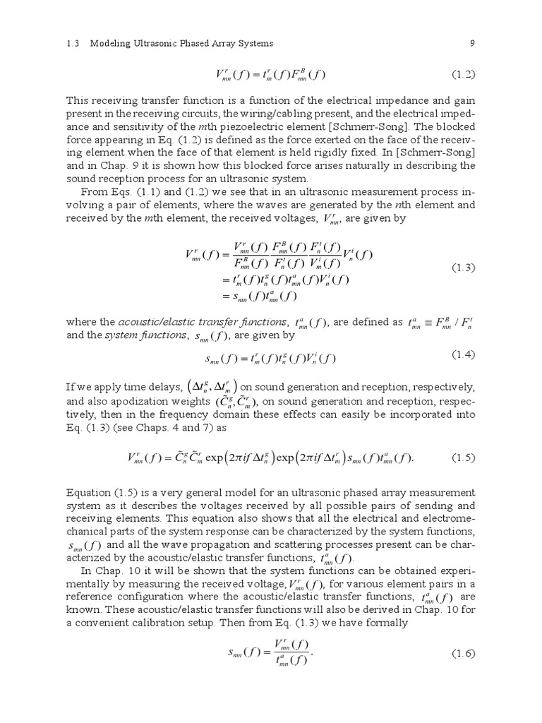 Fundamentals of Ultrasonic Phased Arrays - 21-30 | PDF | Matrix ...