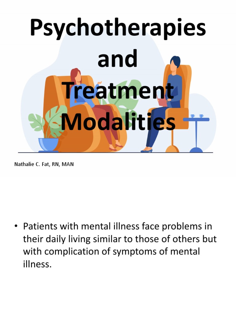 Psychotherapies and Therapeutic Modalities | PDF | Cognitive Behavioral ...