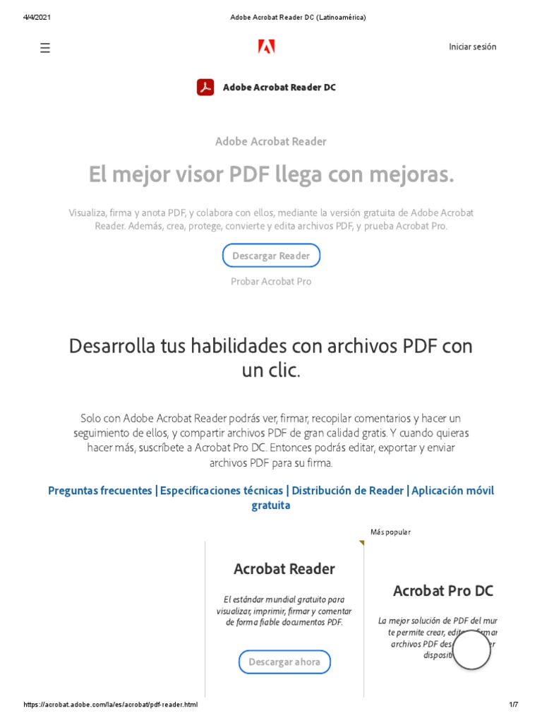 Adobe Acrobat Reader DC (Latinoamérica) | PDF | Publicación electrónica ...