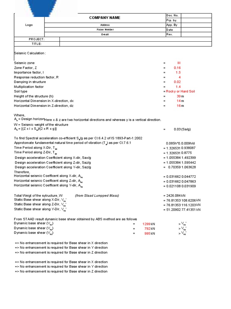 Seismic IS 1893-2002 | PDF | Classical Mechanics | Applied And ...