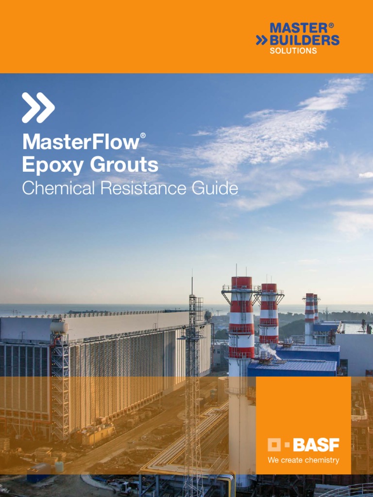 Masterflow Epoxy Grouts: Chemical Resistance Guide | PDF