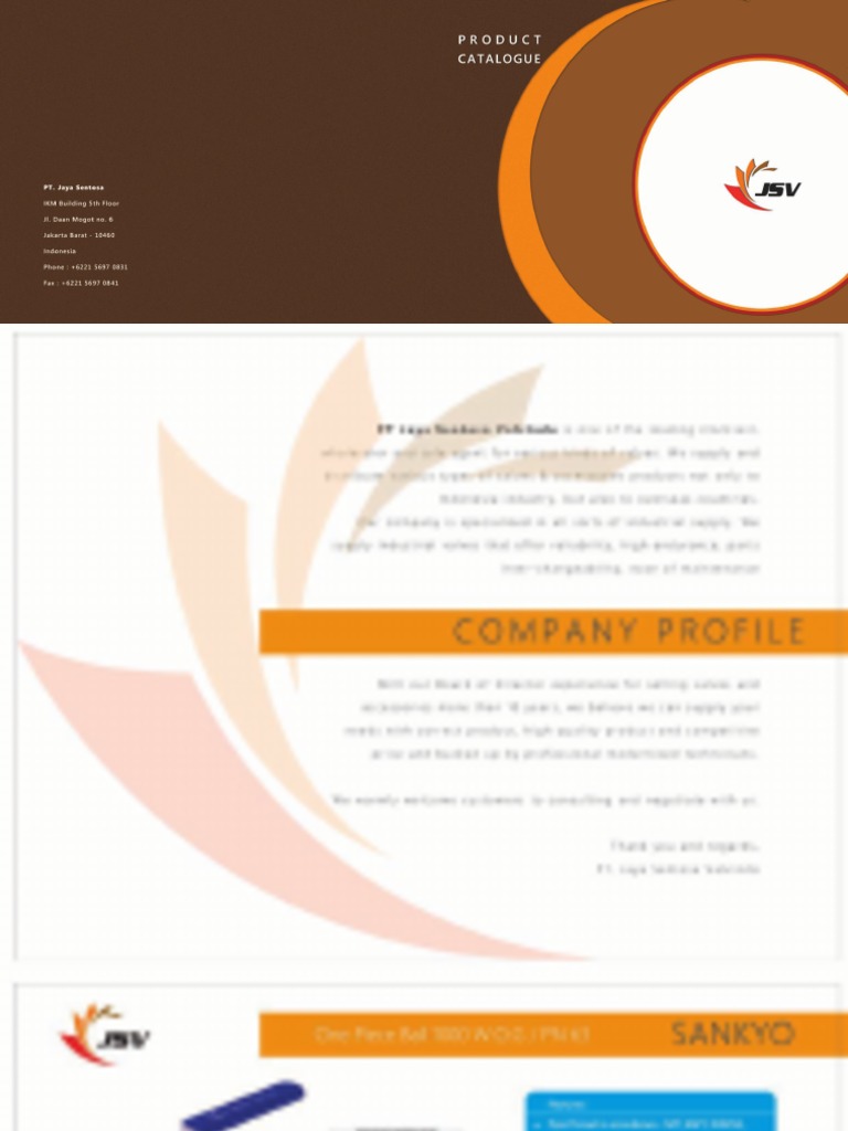 JSV Catalogue | PDF