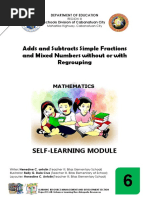 MATH 6 - Q1 - Mod3 | PDF | Division (Mathematics) | Fraction (Mathematics)