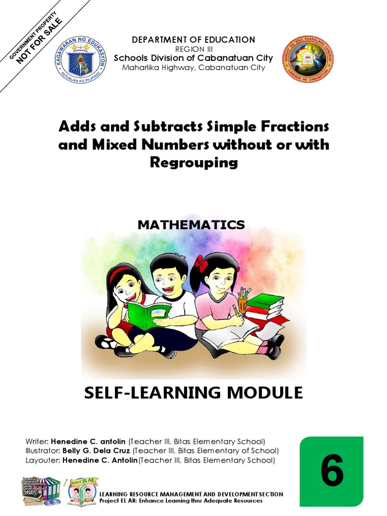 Adds and Subtracts Simple Fractions and Mixed Numbers Without or With ...