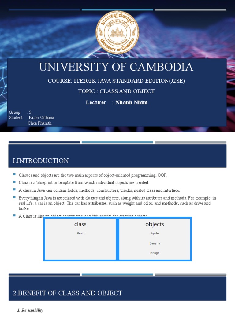 Understanding Java Classes and Objects | PDF | Class (Computer ...