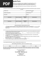 Maybank Credit Card Dispute Form | PDF