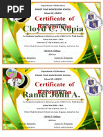 Certificate of Grades Template | PDF