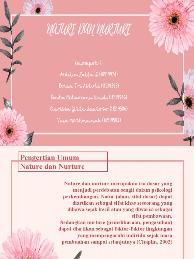 Nature Dan Nurture Kelompok | PDF
