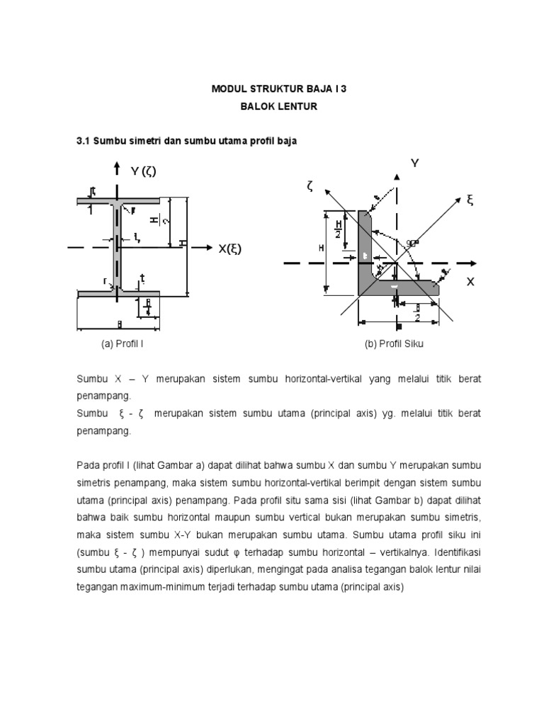 Modul Struktur Baja I 3 | PDF